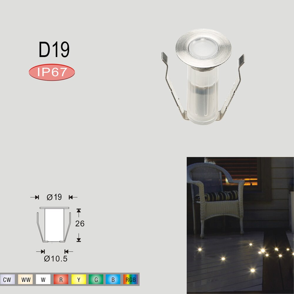 FVTLED 10pcs/Pack Waterproof IP67 Path Patio Paver... – Grandado