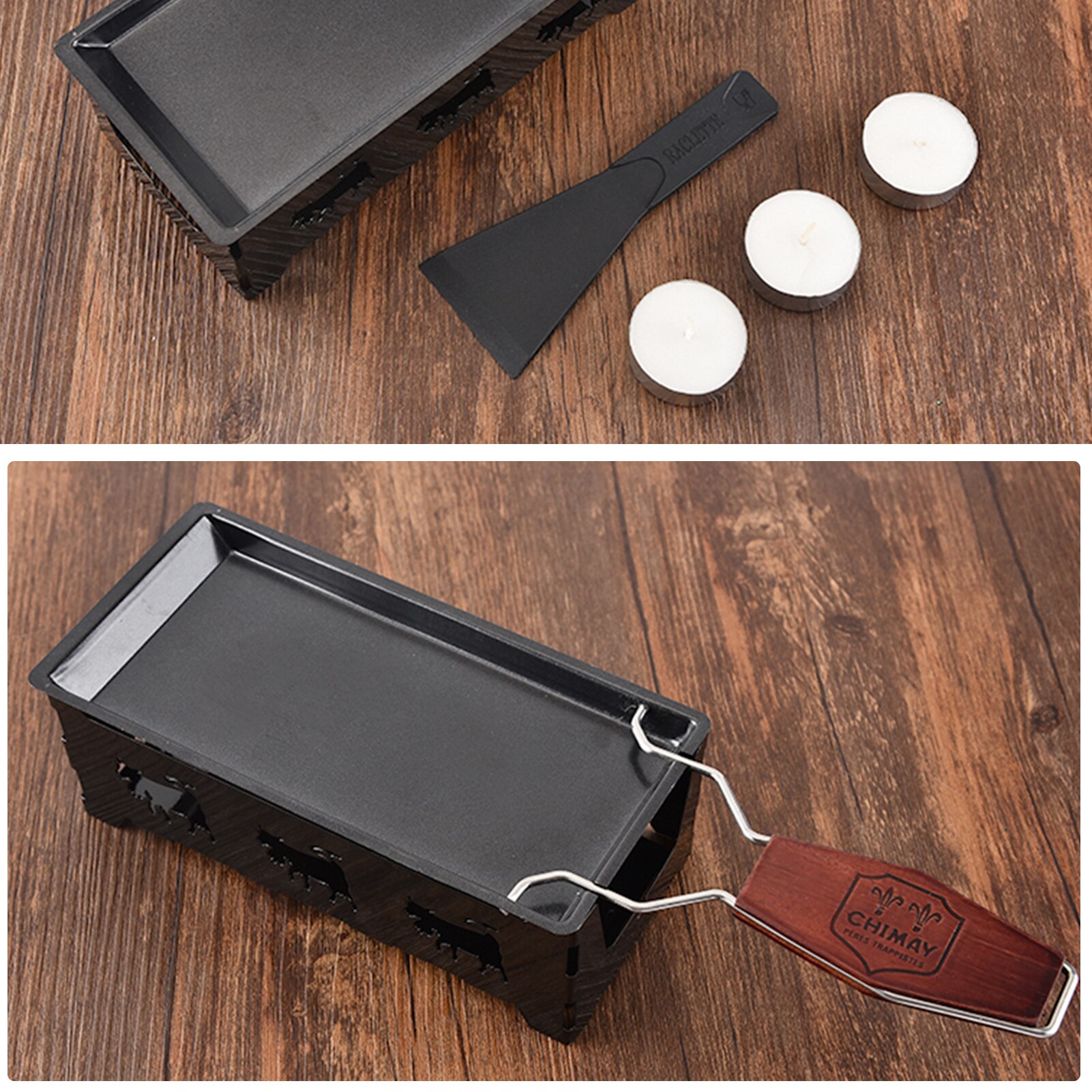 Cheese Raclette Set Non-Stick Cheese Melter Pan Ra... – Vicedeal