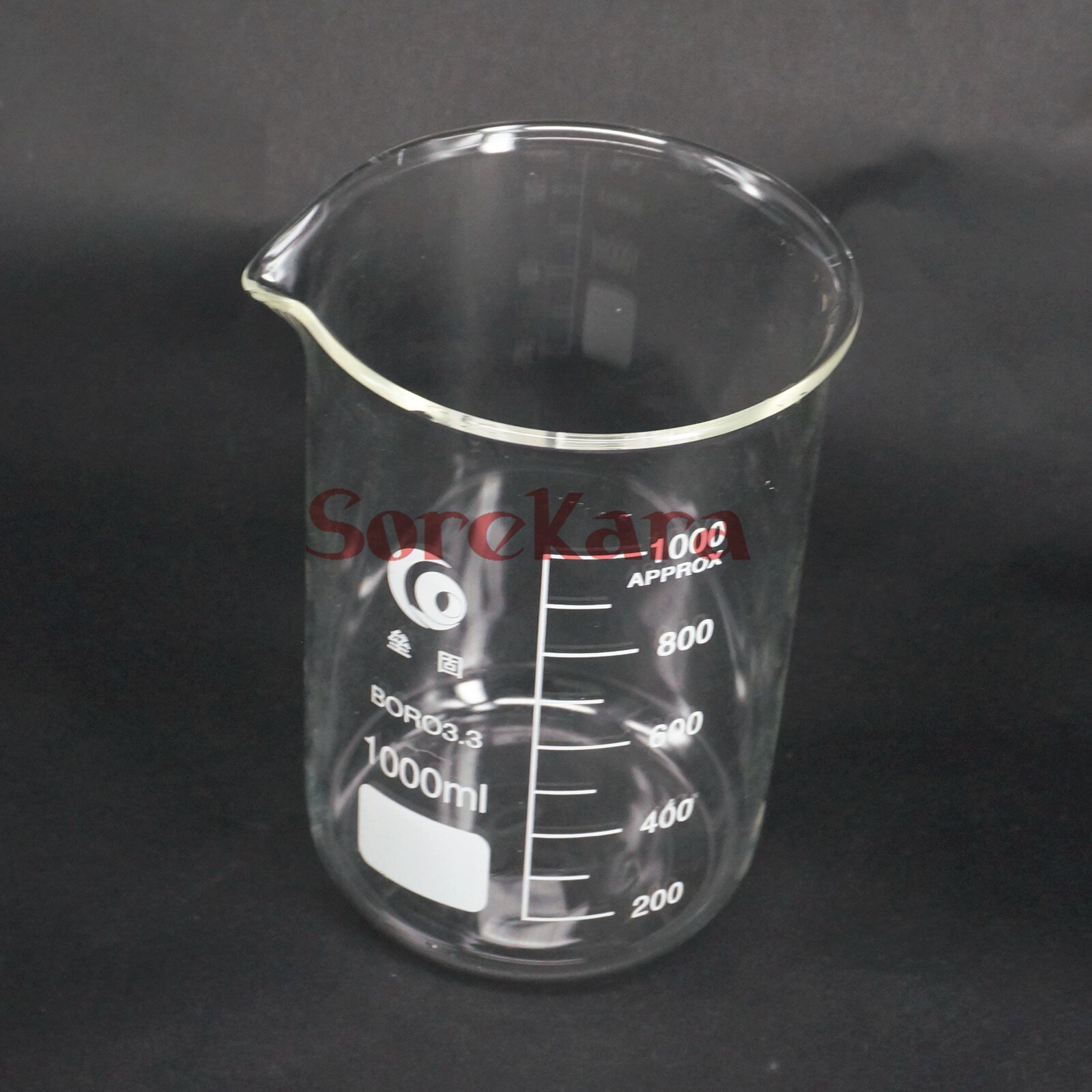 1000ml Low Form Beaker Chemistry Laboratory Borosi... – Vicedeal