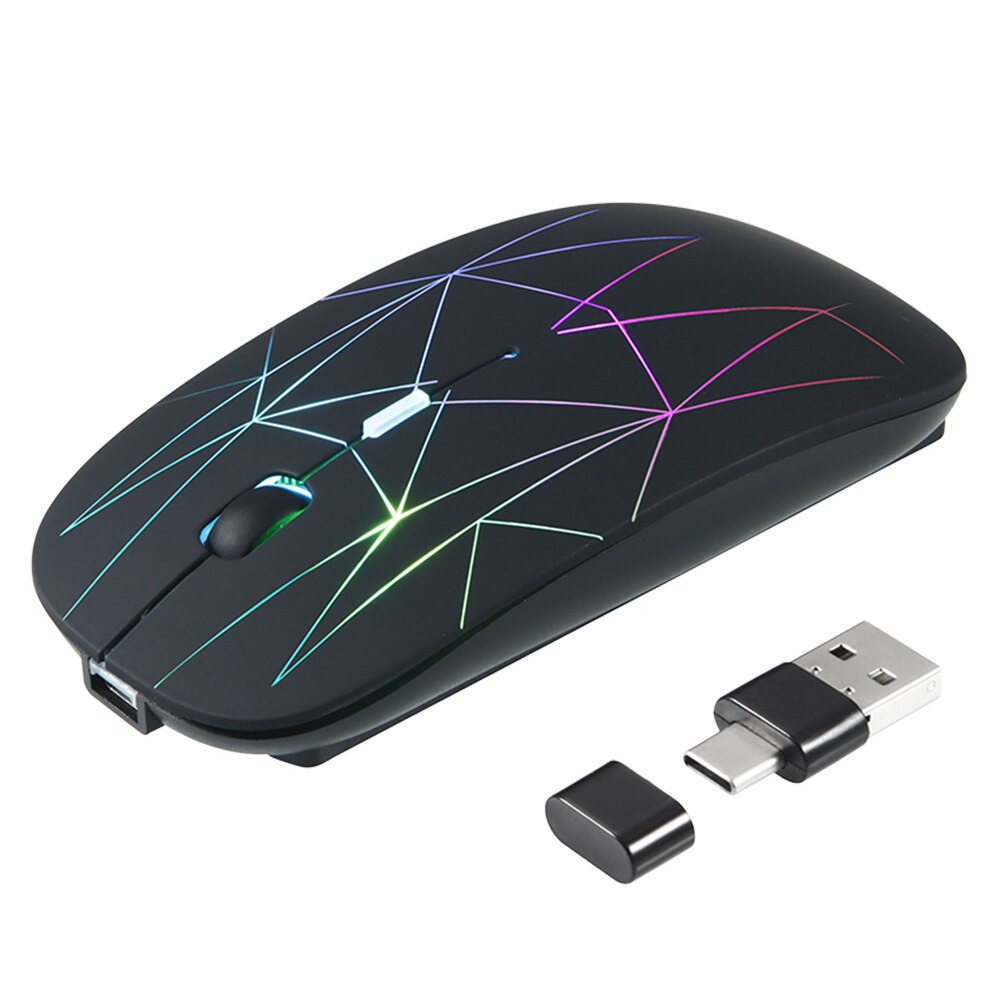 Wireless DPI Adjustable Gaming Computer RGB Lighti... – Vicedeal