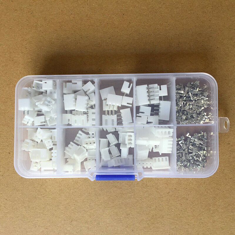 250Pcs XH 2.54mm 2Pin 3Pin 4Pin Terminal Housing H... – Grandado