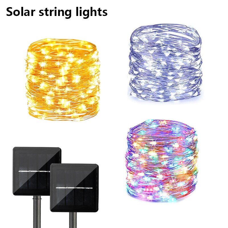 5M/10M/15M Led Solar String Lights Waterdichte Out... – Grandado