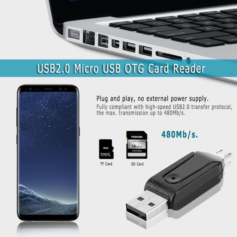 Mini USB 2.0 Micro USB Card Reader für Micro SD Ka... – Vicedeal