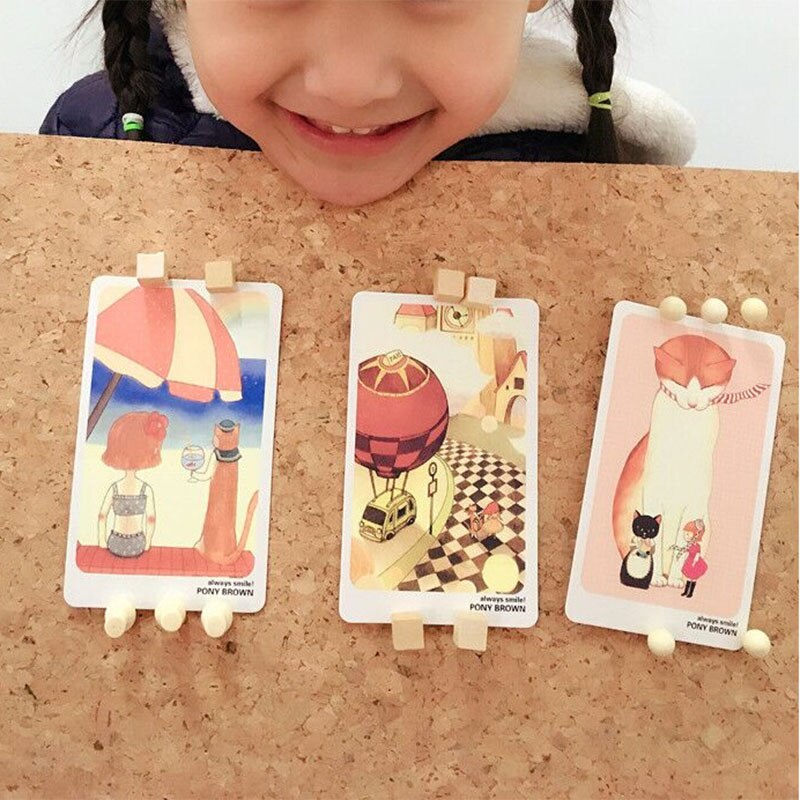 Chincheta de madera para dibujo de uñas, tachuelas... – Grandado