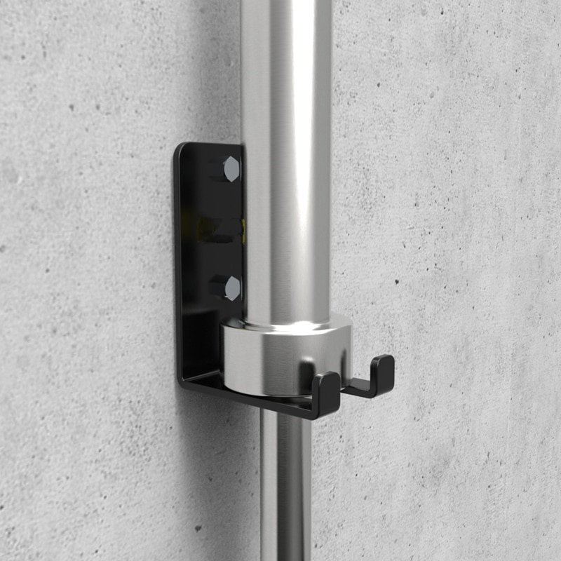 Wall-mounted Barbell Rod Holder Fitness Gym Home B... – Vicedeal