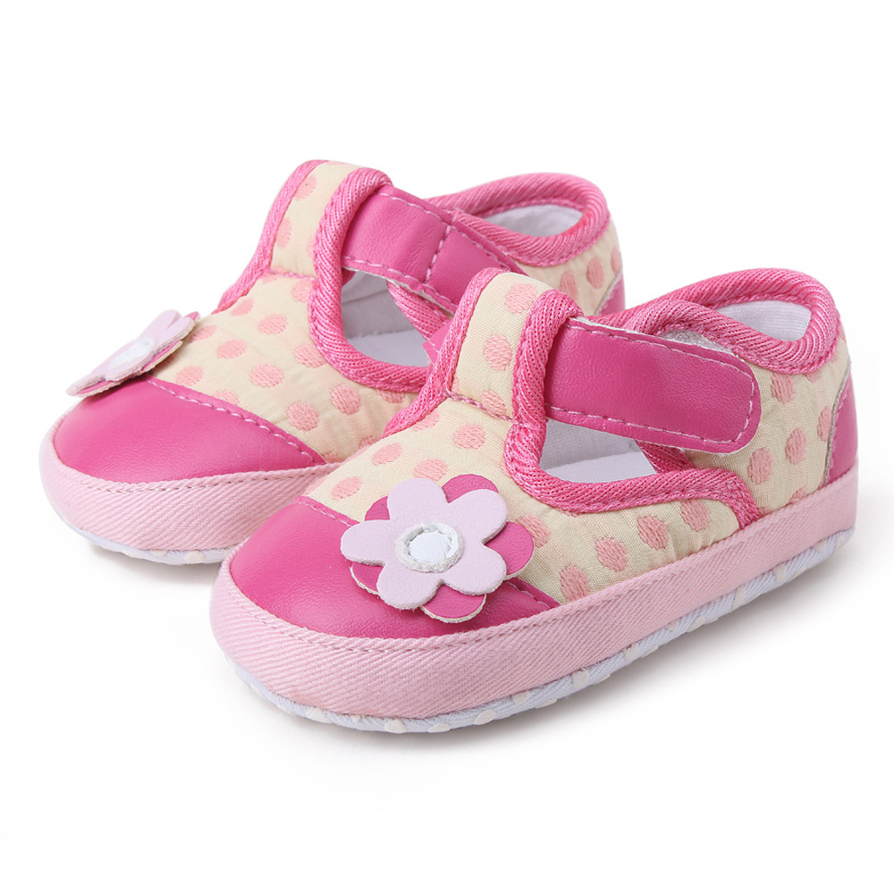 Infant Baby Boys Girl Flower Leather Shoes Soft So... – Grandado