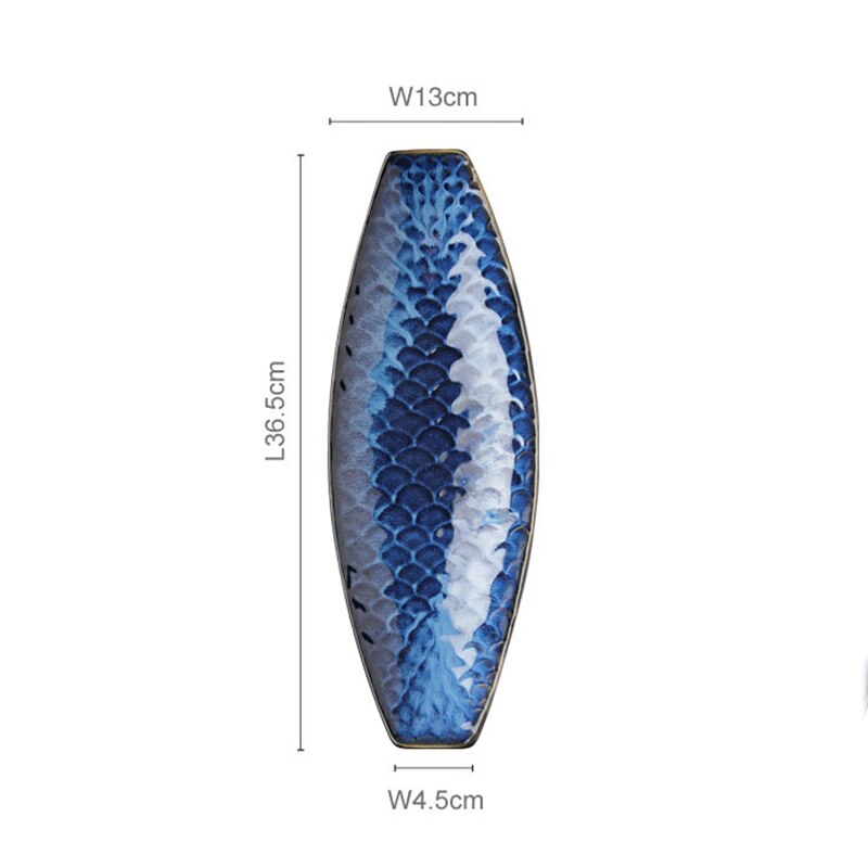 Good Ceramic Plate Fish Scales Dinner Plates Japan... – Vicedeal