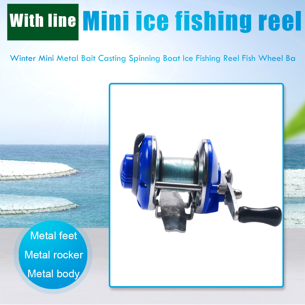 Winter Mini Metalen Drum Baitcasting Reel Fishing ... – Vicedeal