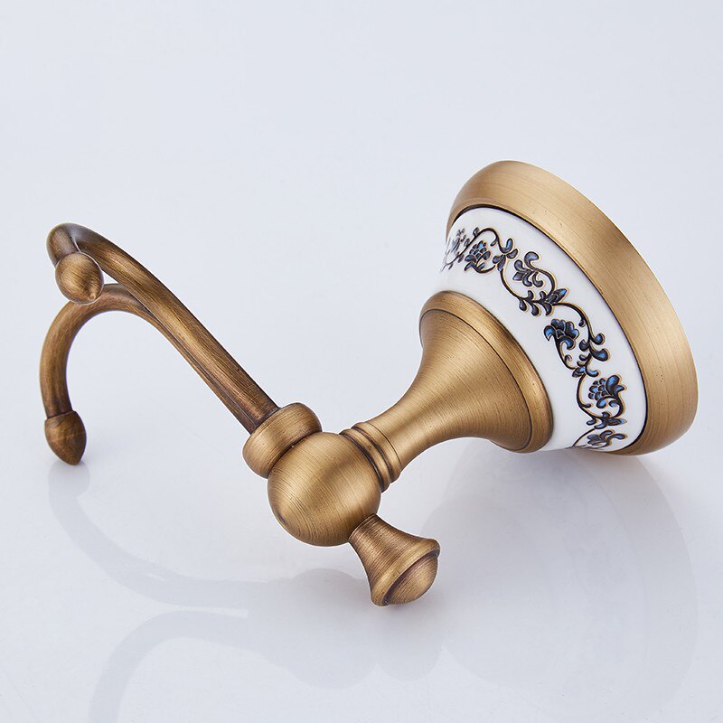 Robe Hooks European Style Antique Bronze Ceramic R... – Grandado