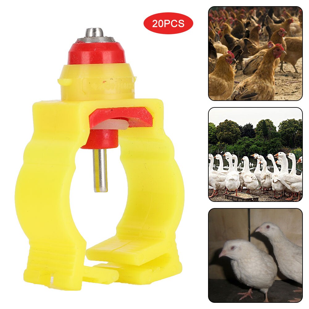 20PCS Chicken Pigs Water Drinking Cups Automatic C... – Vicedeal