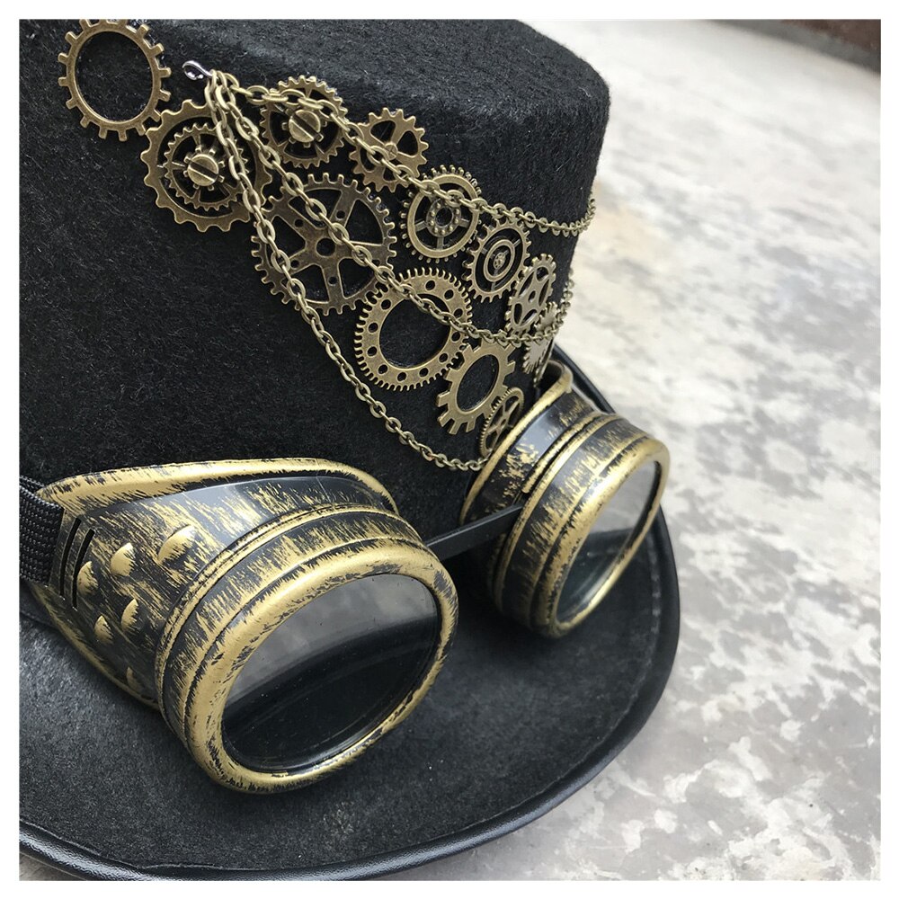 Unisex Men Women Retro Handmade Steampunk Top Hat ... – Vicedeal