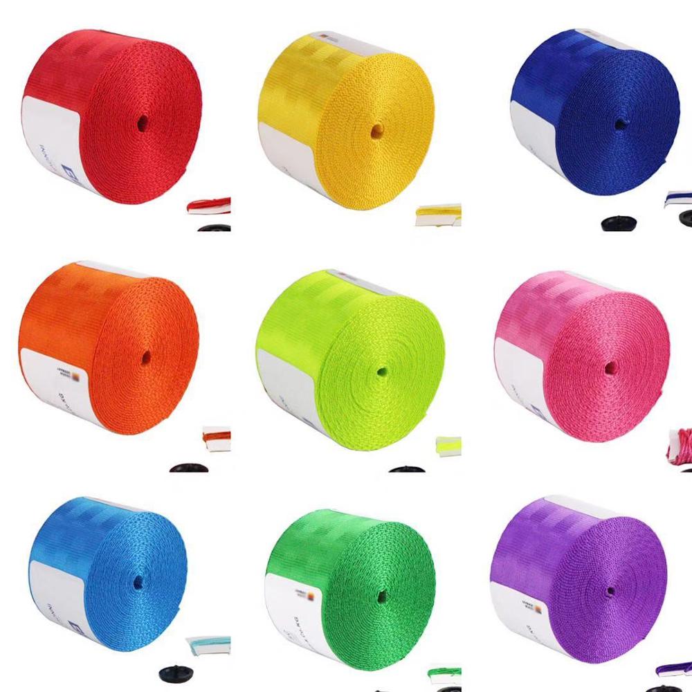 Car Red Seat Belt Webbing Strap Thicken Car Modifi... – Grandado