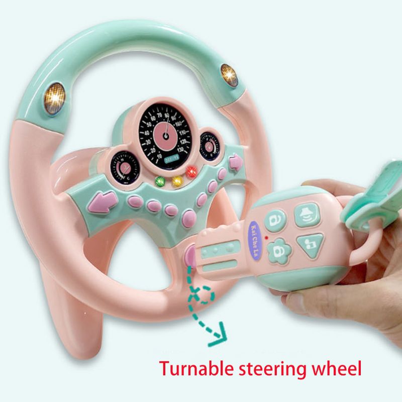 Car Key Lock Toy Remote Control Musical Flash Toys... – Grandado