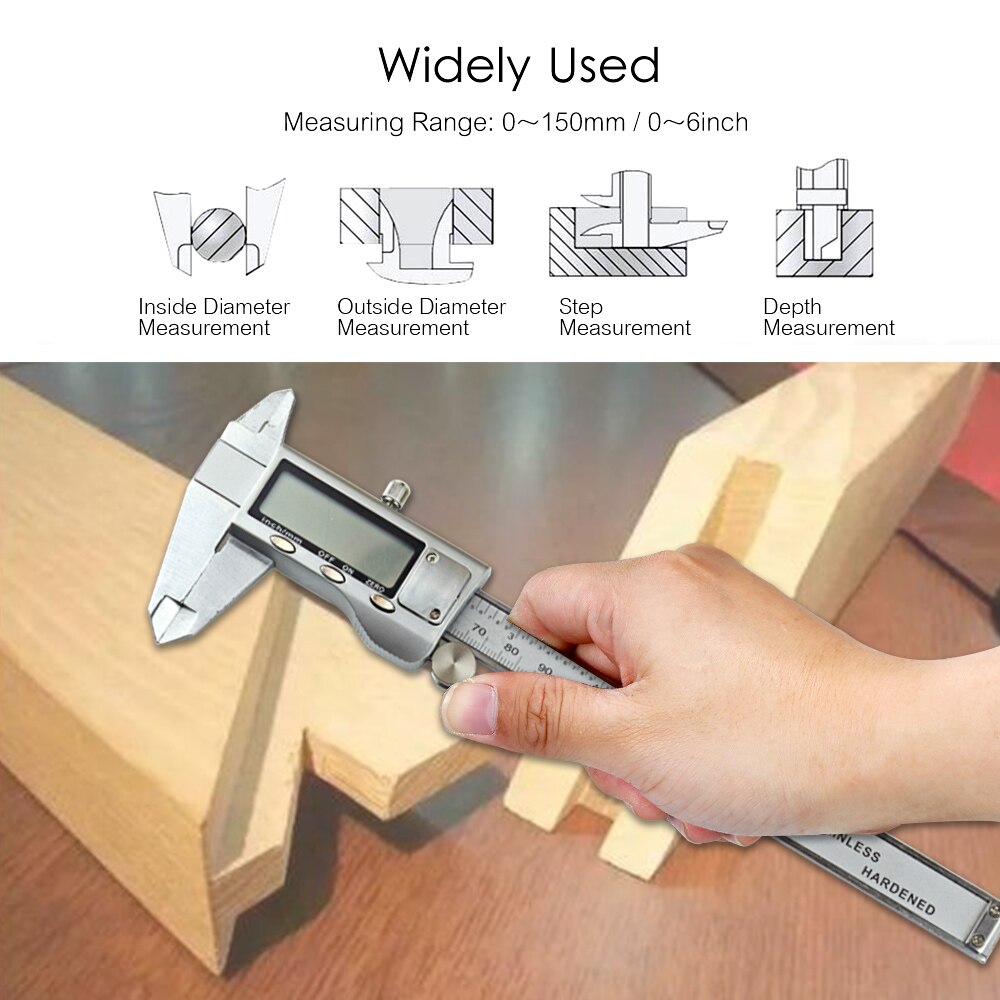 Electronic Digital Caliper Waterproof Stainless St... – Grandado