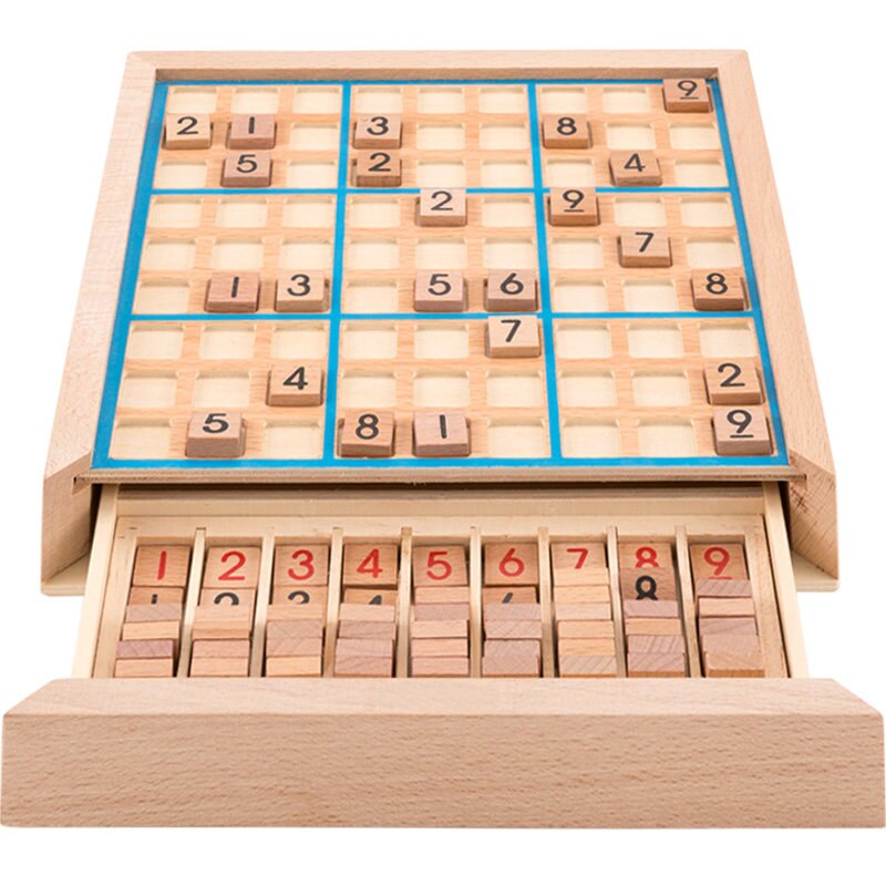 Sudoku Education Wooden Toy Numbers 1 To 9 Kids Br... – Vicedeal