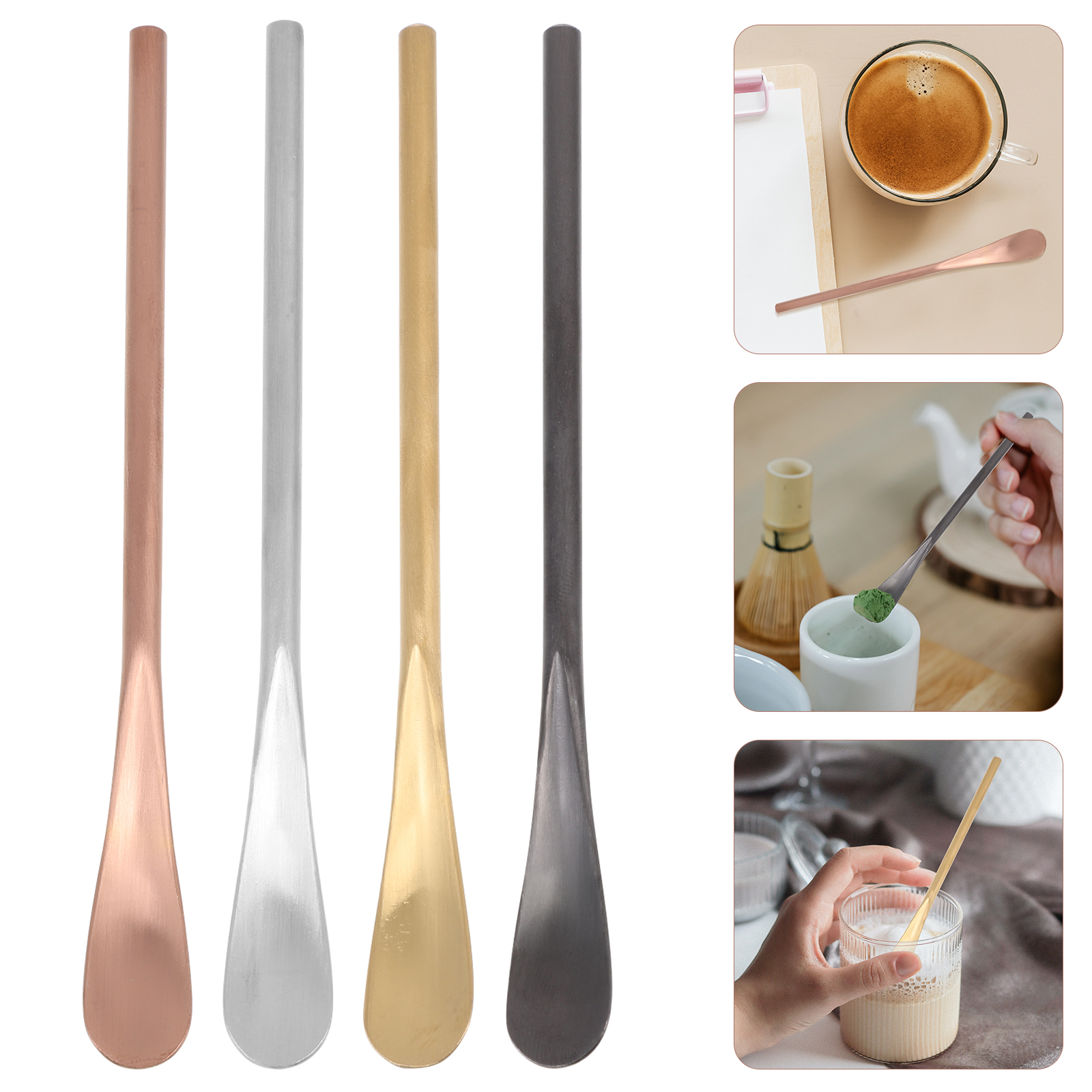 4pcs Japanese Style Coffee Stirring Spoons Beverag... – Grandado