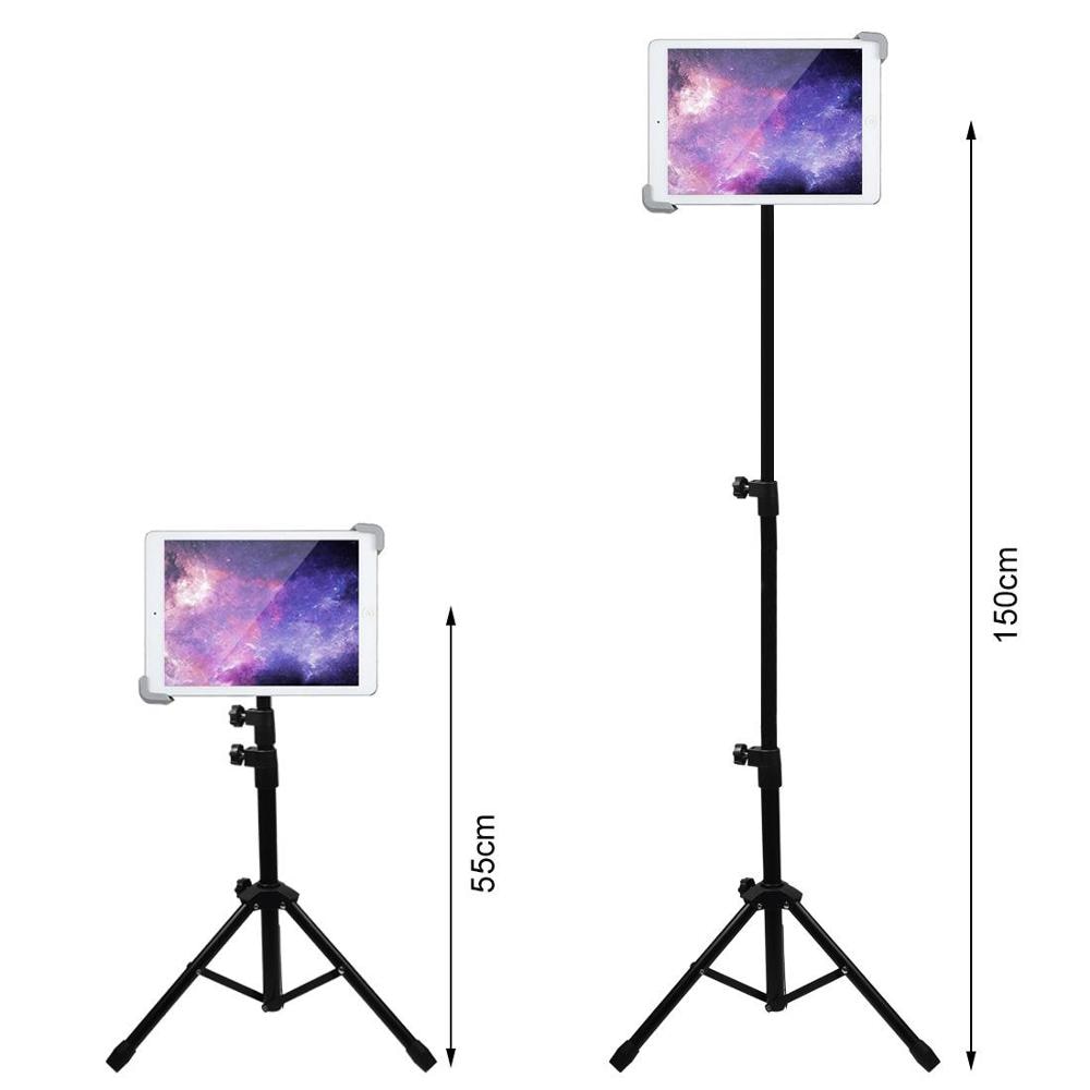 Statief Houder Voor Tablet Telefoon 7-12 ''Zwart – Grandado
