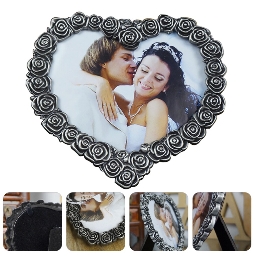 Creatieve Zinklegering Fotolijst Hart Vormige Slat... – Vicedeal