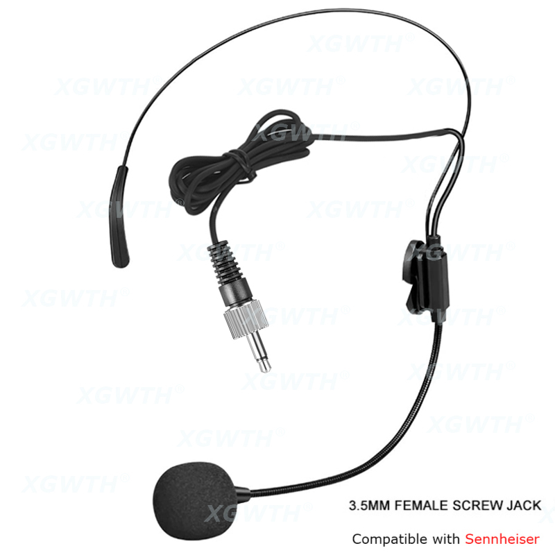Headset Microphone Dual Ear Head Omnidirectional C... – Grandado