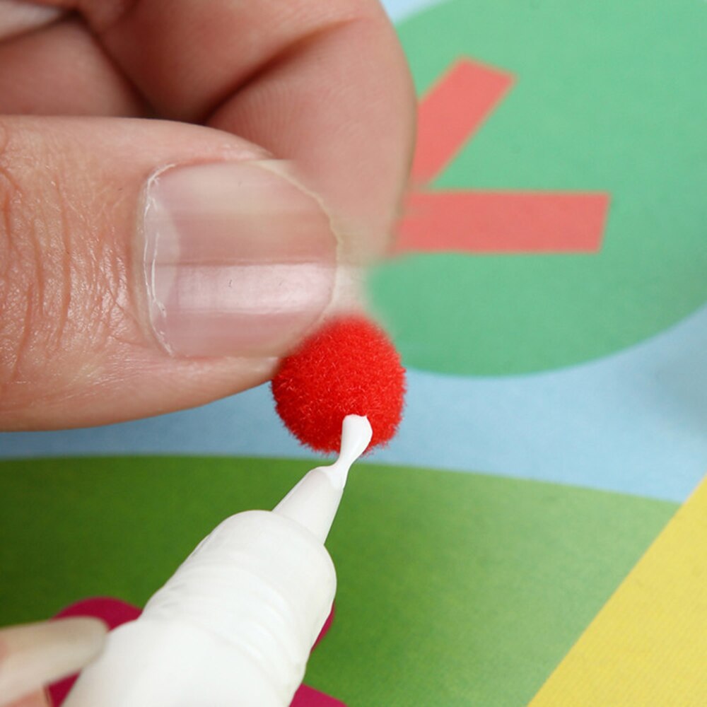 Kindergarten Children DIY Material Pompon Stickers... – Vicedeal