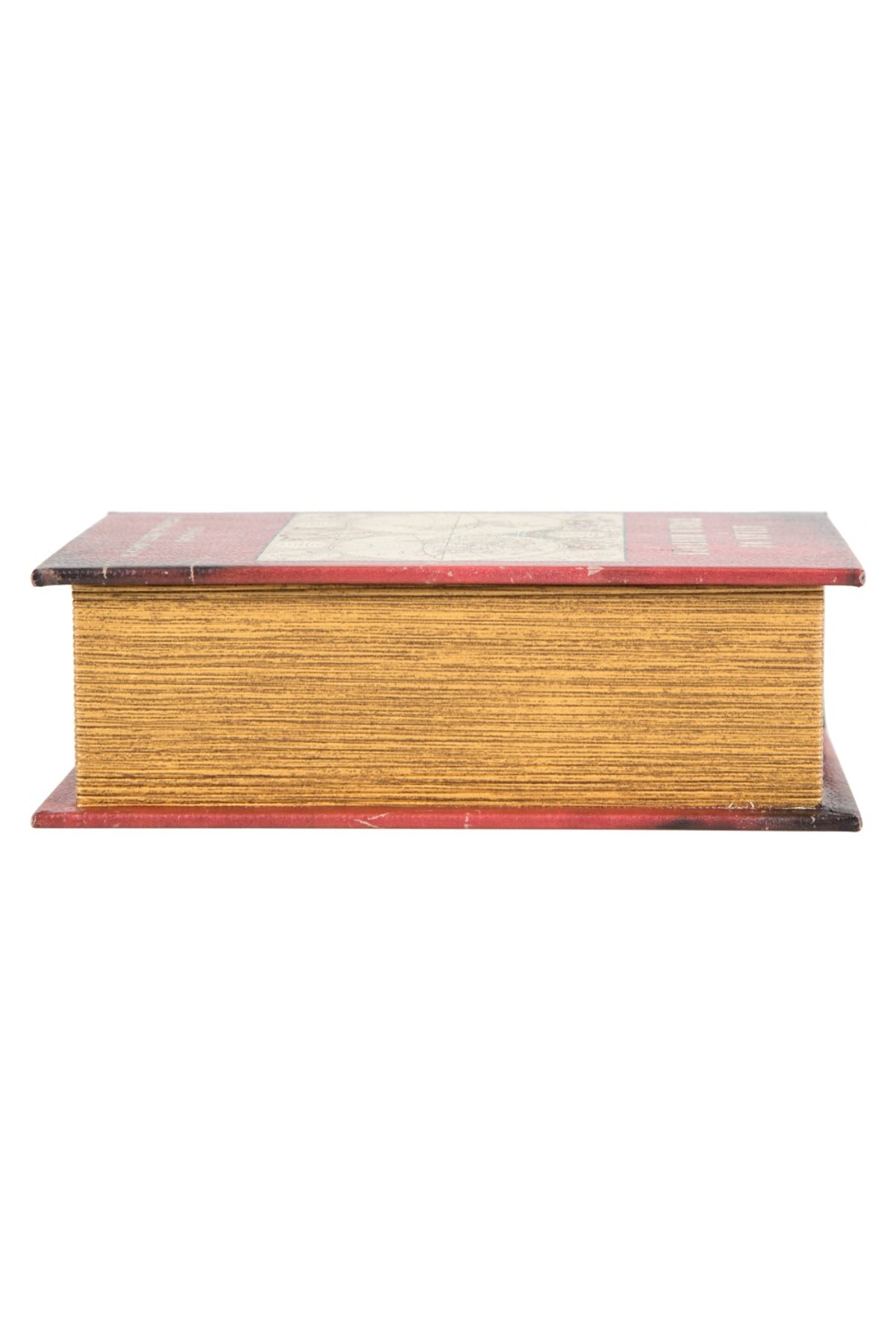 Enzio Home Lux Red Book Box 14 X7X20Cm – Grandado