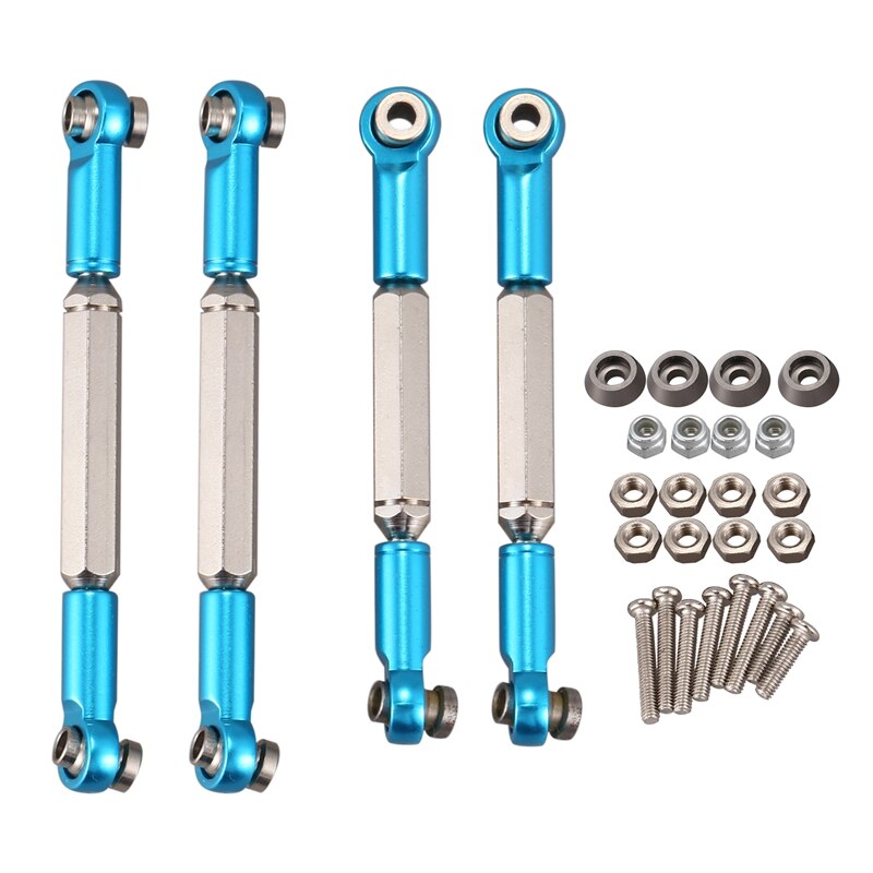 4PCS Metal Front and Rear Hexagonal Tie Rod Parts ... – Vicedeal