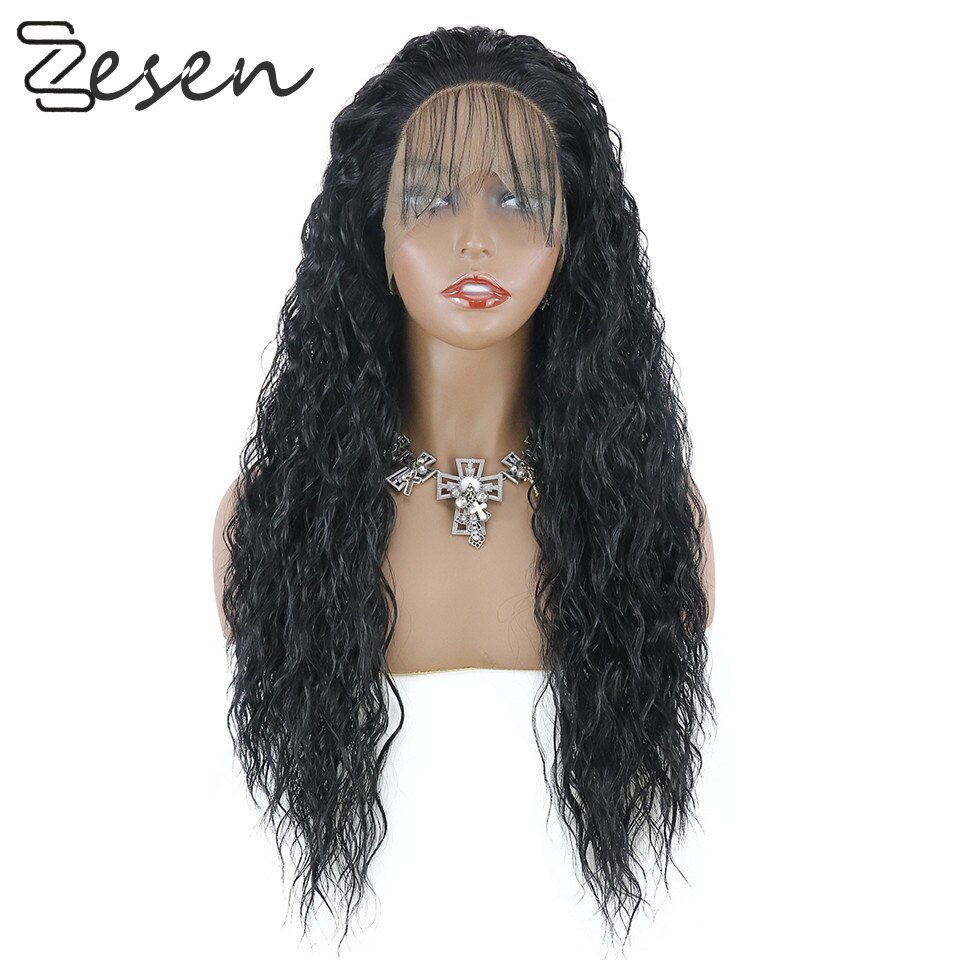 NoEnName_ Null Long Curly Hair High Temperature Ha... – Vicedeal