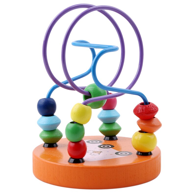 1Pcs Baby Kids Colorful Wooden Mini Around Beads E... – Grandado