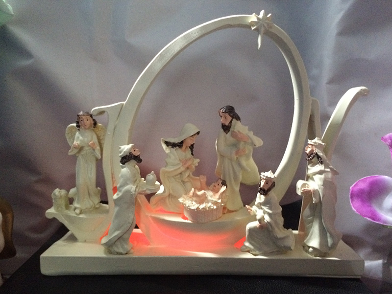 Christian Catholic Character Statue Resin Material... – Grandado