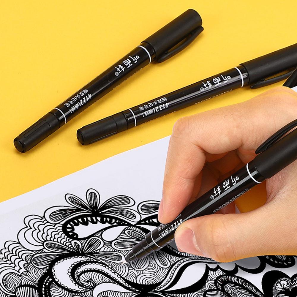 Waterproof Fadeless Black Ink Token Pen Waterproof... – Grandado