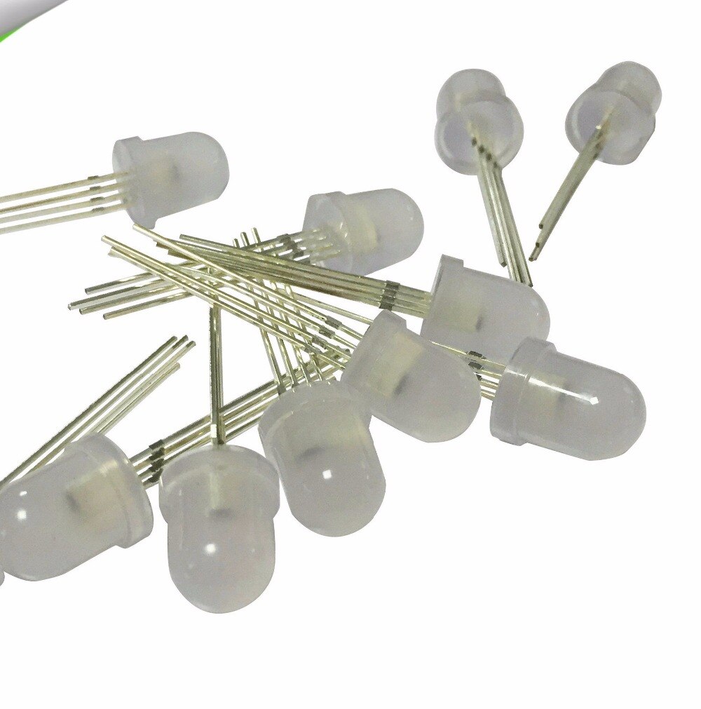 8mm RGB WS2811 LEDs;RGB full color;with WS2811 IC ... – Grandado