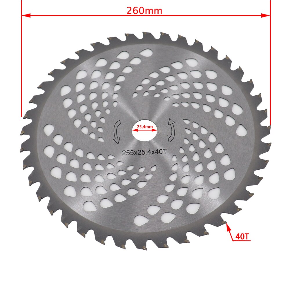 260mm 40 Teeth Circular Carbide Tipped Saw Blade M... – Grandado