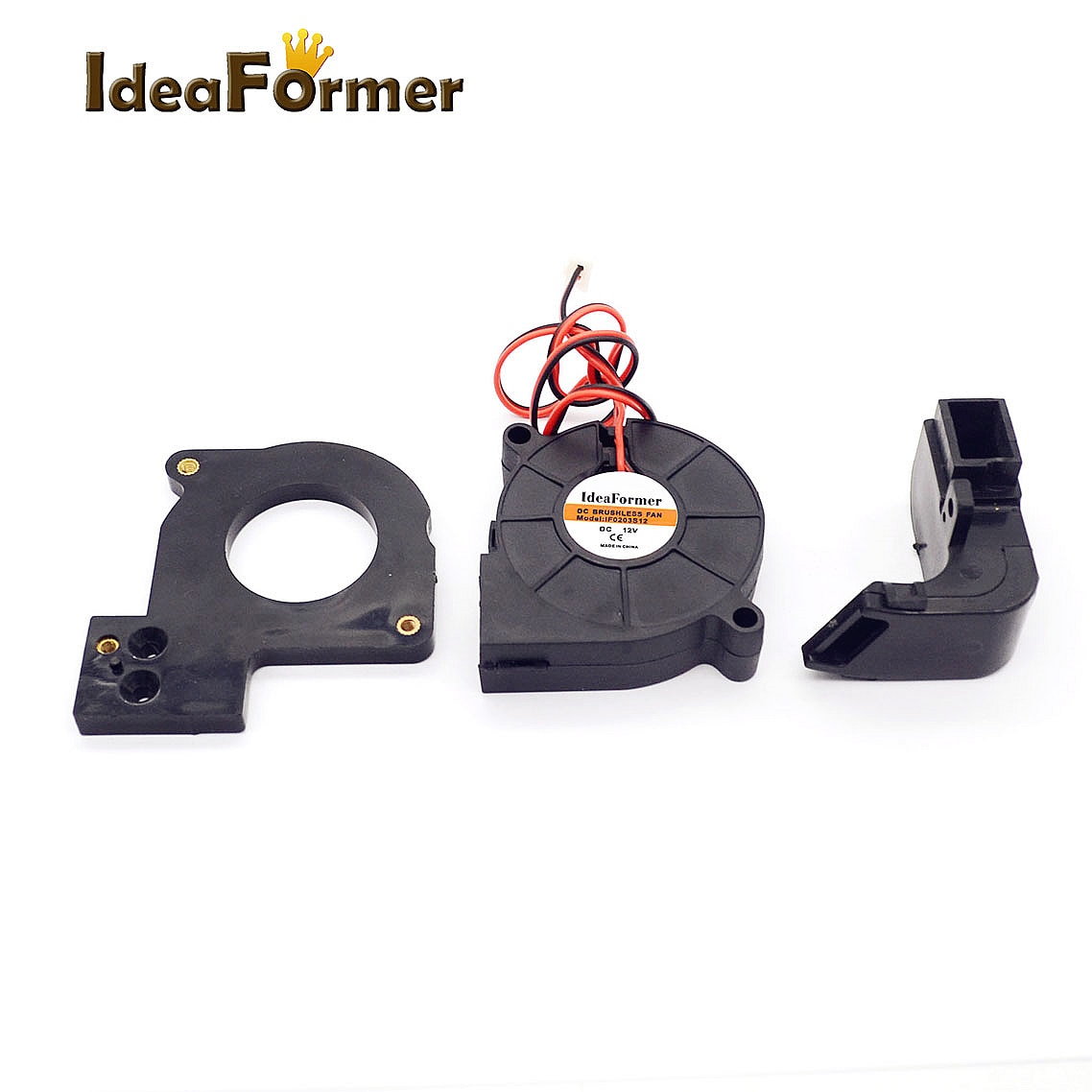 1 Set MK10 5015 Blower Fan with Air Guide Duct Mou... – Vicedeal