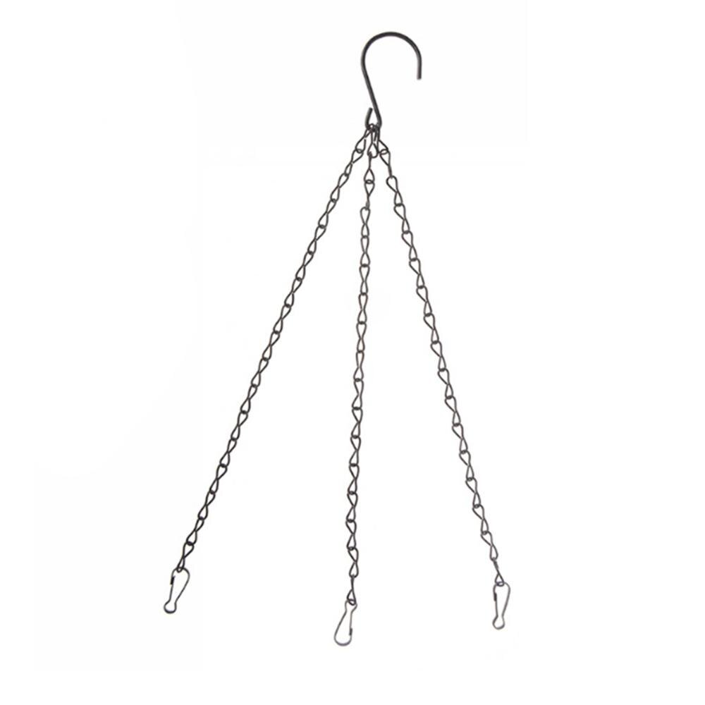 3-Point Metal Iron Chains Garden Planter Basket 40... – Grandado