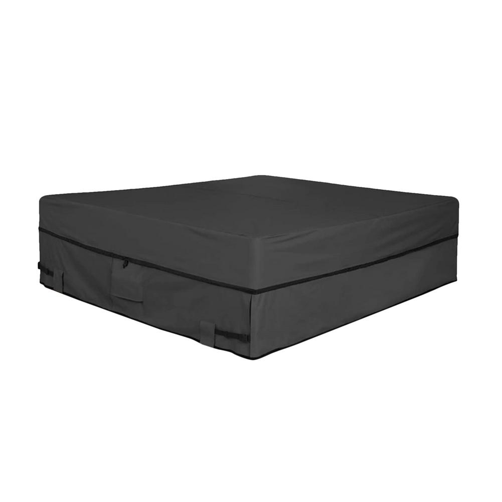 Polyester Square Spa Cover 100 Coverage Outdoor Tu... – Grandado