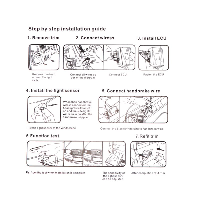 652F Universele 12V Auto Auto Licht Sensor Systeem... – Vicedeal