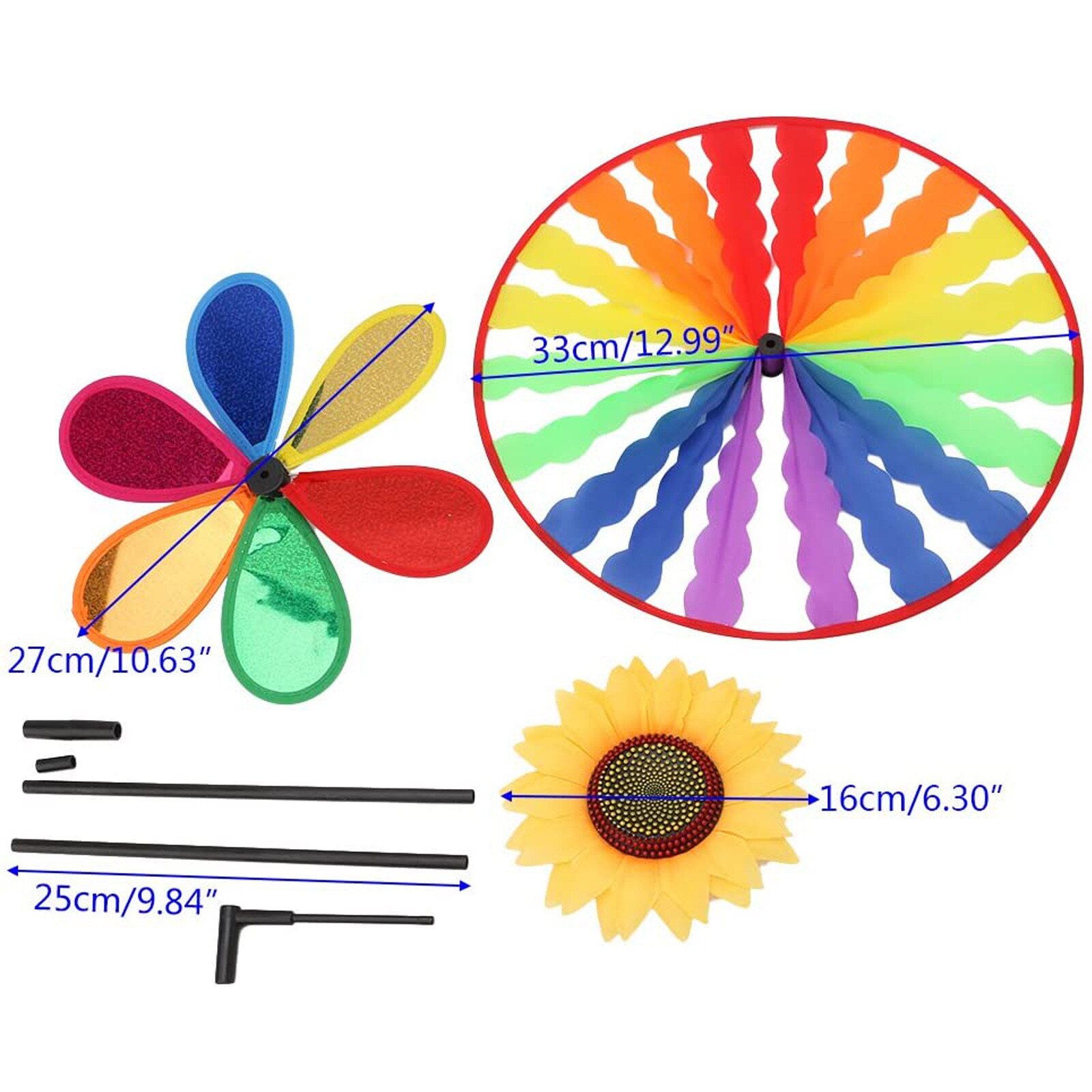 1Pcs Kinderen Tuin Windmolen Kleurrijke Decoratie ... – Vicedeal