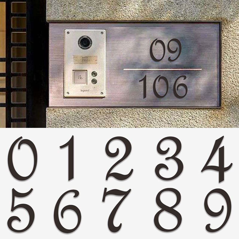 1PC Self Adhesive Door Number Sticker House Addres... – Grandado