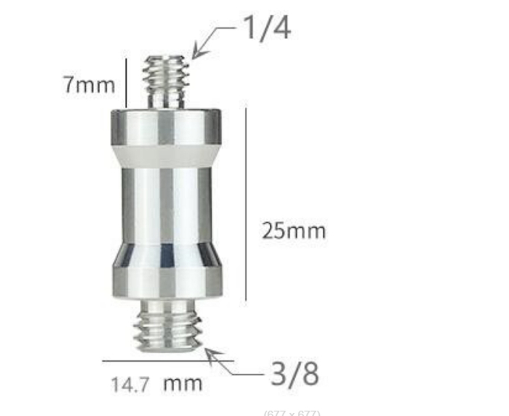 10 Stck 1/4 zu 3/8 Zoll Konverter Gewinde Schraube... – Grandado