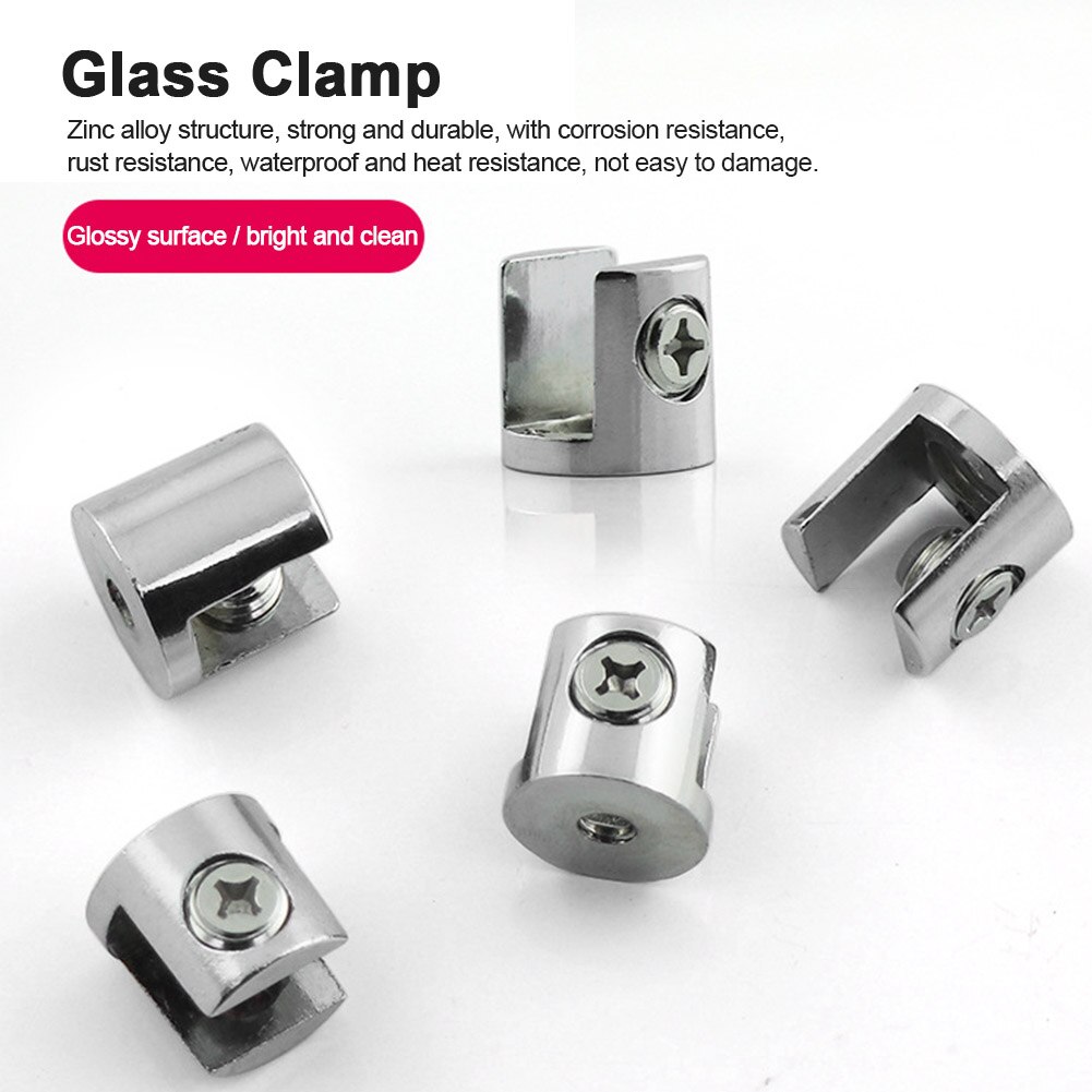 8pcs Glass Clamp Zinc Alloy Fixed Hardware Adjusta... – Grandado