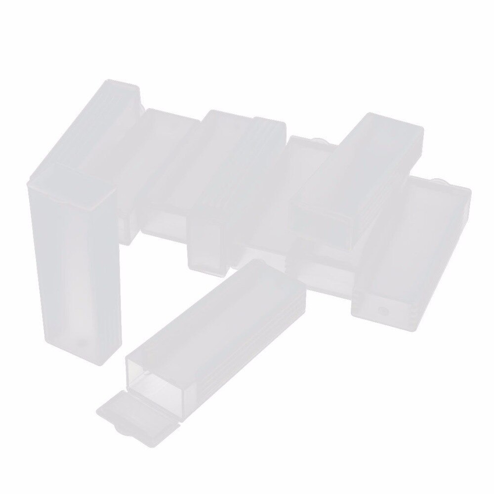 10 Pcs Plastic Rectangle Microscope Glass Holder S... – Vicedeal