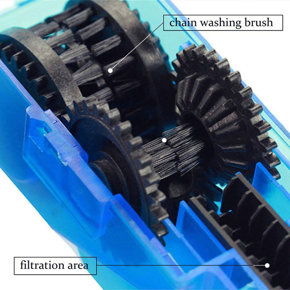 Draagbare Fiets Chain Cleaner met Scrubber Borstel... – Vicedeal