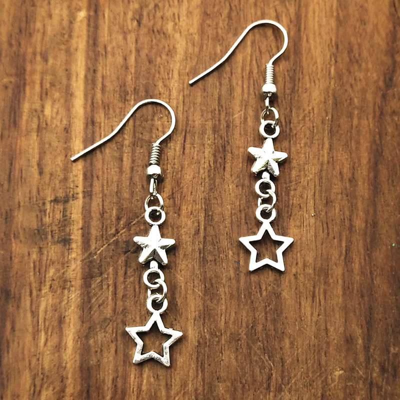 1pc tibetanska silver wicca berlocker star dangle ... – Vicedeal