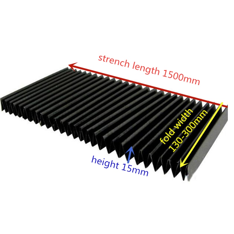 width 245-300mm length 1500mm dust cover cnc CNC R... – Grandado