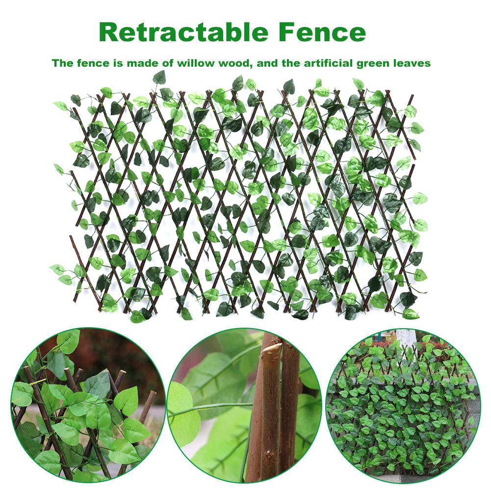 Expandable Faux Privacy Fence Artificial Plant Fen... – Grandado