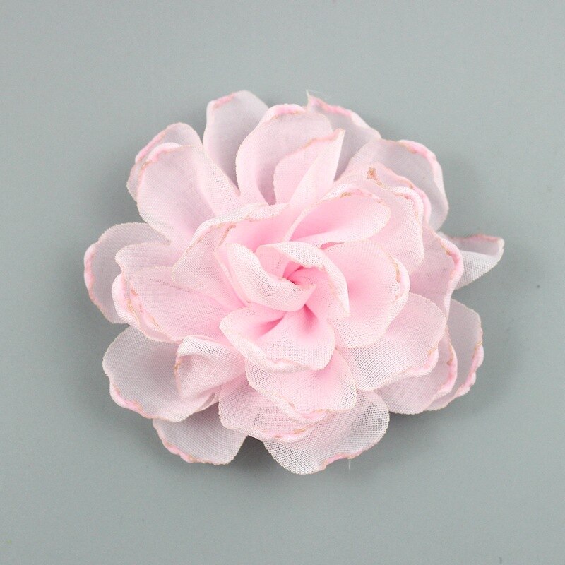 5 st/pk diy chiffong ros blomma brud hår accessoar... – Grandado