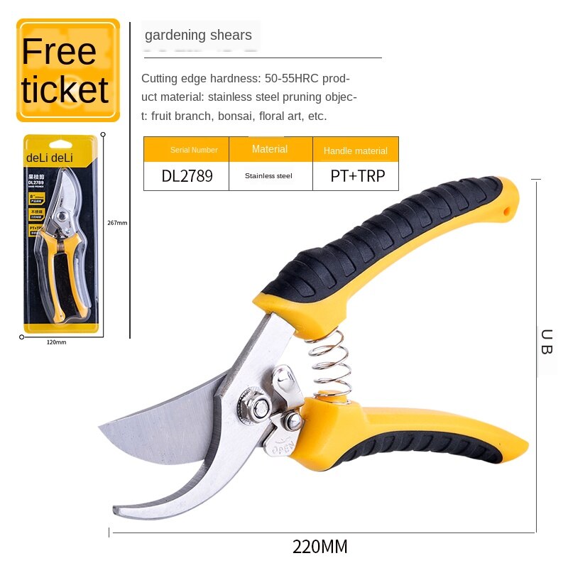 Stainless steel fruit branches horticultural sciss... – Vicedeal