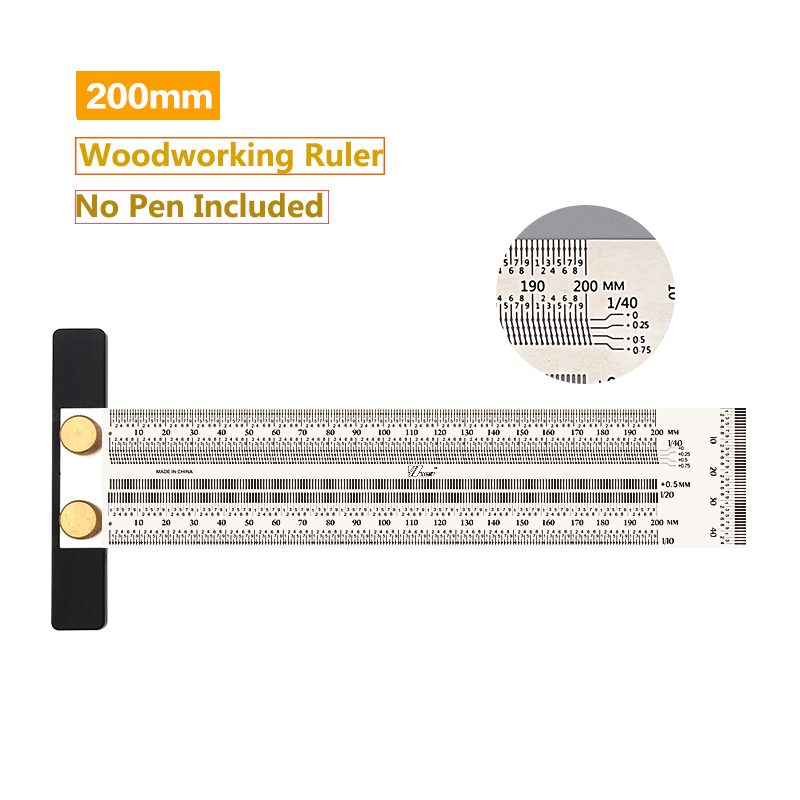 High-Precision Scale Ruler Stainless Woodworking S... – Grandado