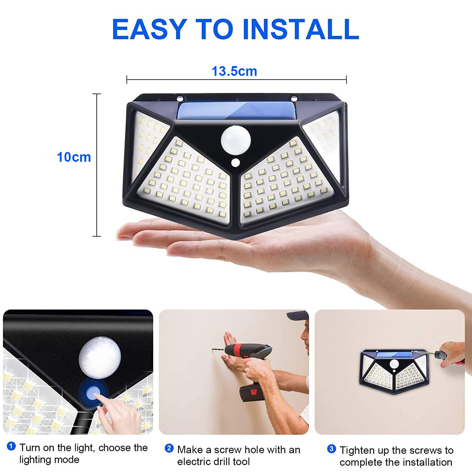 focos solares exterior,luz solares exterior,luz so... – Grandado