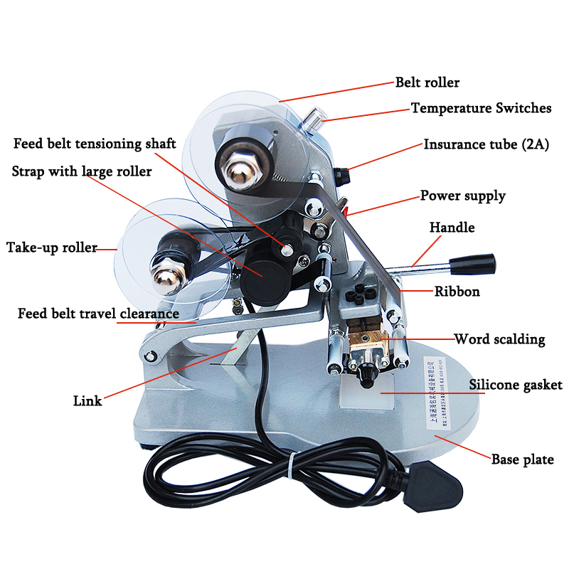 ! 1 PC Manual Foil Datumstempel Coder Label Printe... – Vicedeal